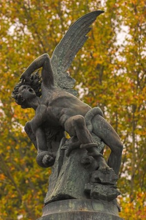 Lucifer Statue Close GR – St. John Neumann Parish – Bryn Mawr, PA