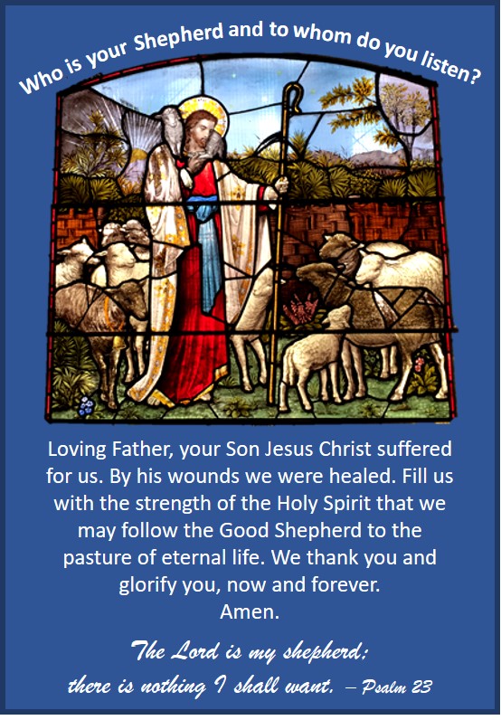 Prayer Card – Good Shepherd – St. John Neumann Parish – Bryn Mawr, PA