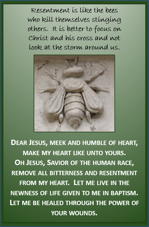 ResentmentBee Prayer Card – St. John Neumann Parish – Bryn Mawr, PA