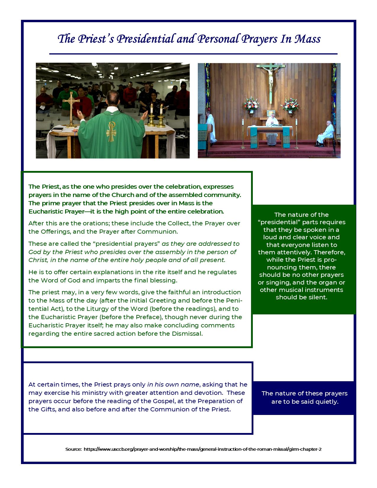Priest Presidential and Personal Prayers – St. John Neumann Parish ...