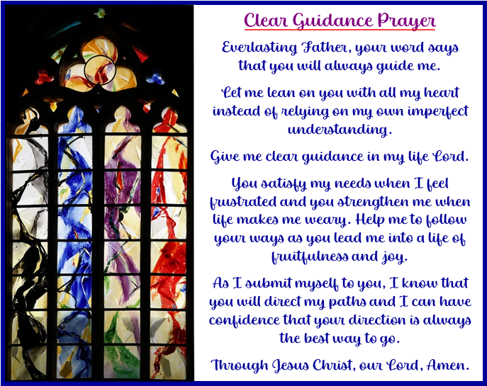 Clear Guidance Prayer – St. John Neumann Parish – Bryn Mawr, PA
