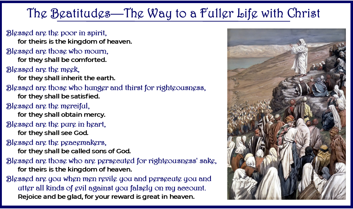 The Beatitudes-Matthew – St. John Neumann Parish – Bryn Mawr, PA