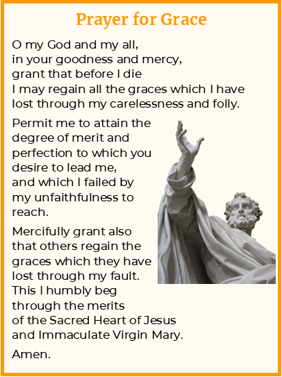 Prayer for Grace – St. John Neumann Parish – Bryn Mawr, PA